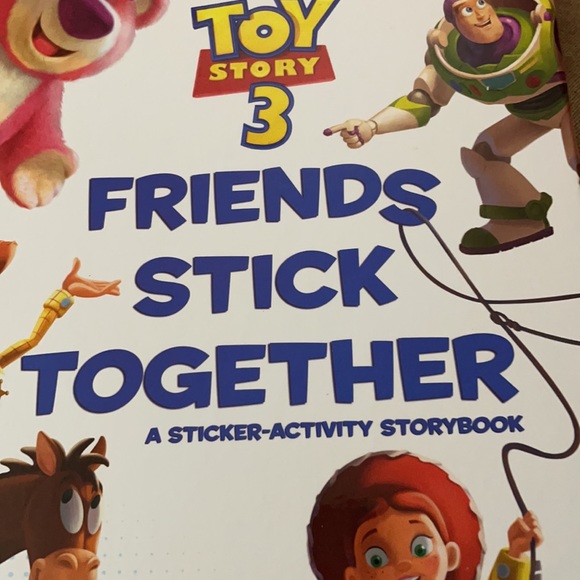 Disney | Toys | Disney Pixar Toy Story Vinyl Sticker Storybook | Poshmark